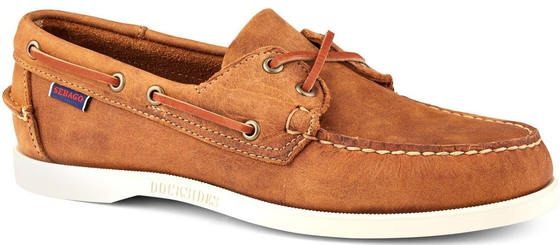 Sebago Docksides 70000G0 925 In Brown Waxed Leather - Bradshaw & Lloyd